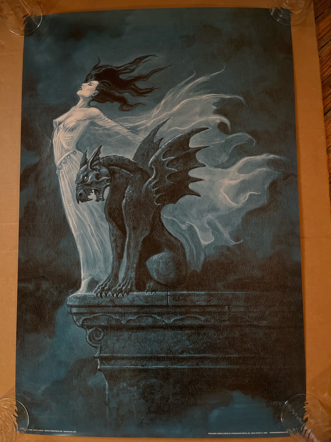 Possessed Vintage Poster Joseph Vargo Gothic Woman Wings Dark Angel - Etsy