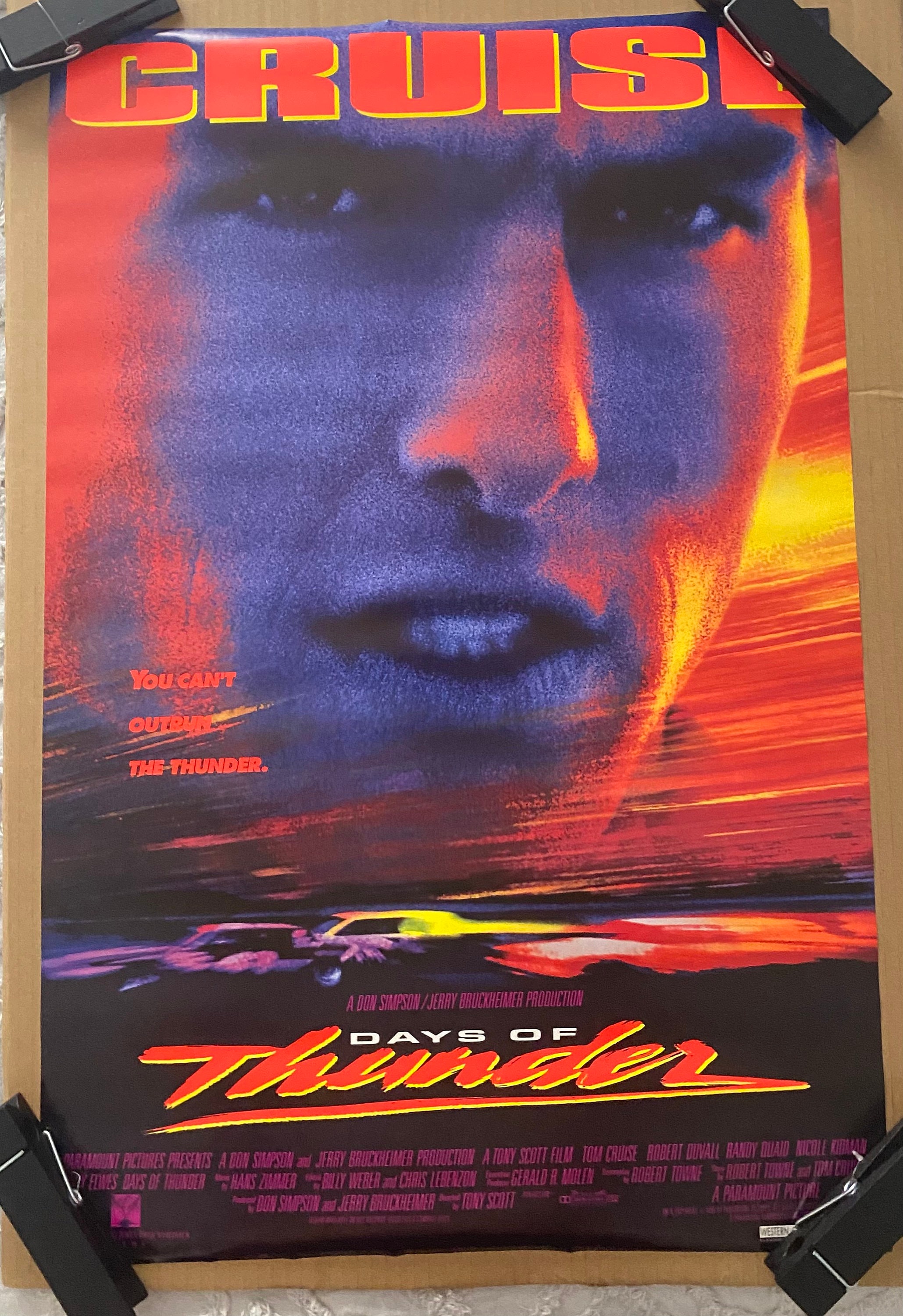 Days Of Thunder Poster