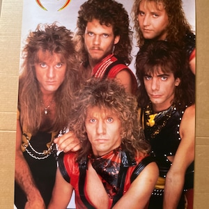 Helix Vintage Poster Music Memorabilia 1980s - Etsy
