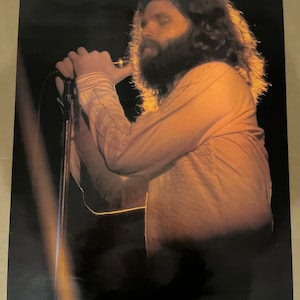 Jim Morrison Beard the Doors 1970s Vintage Music Poster - Etsy