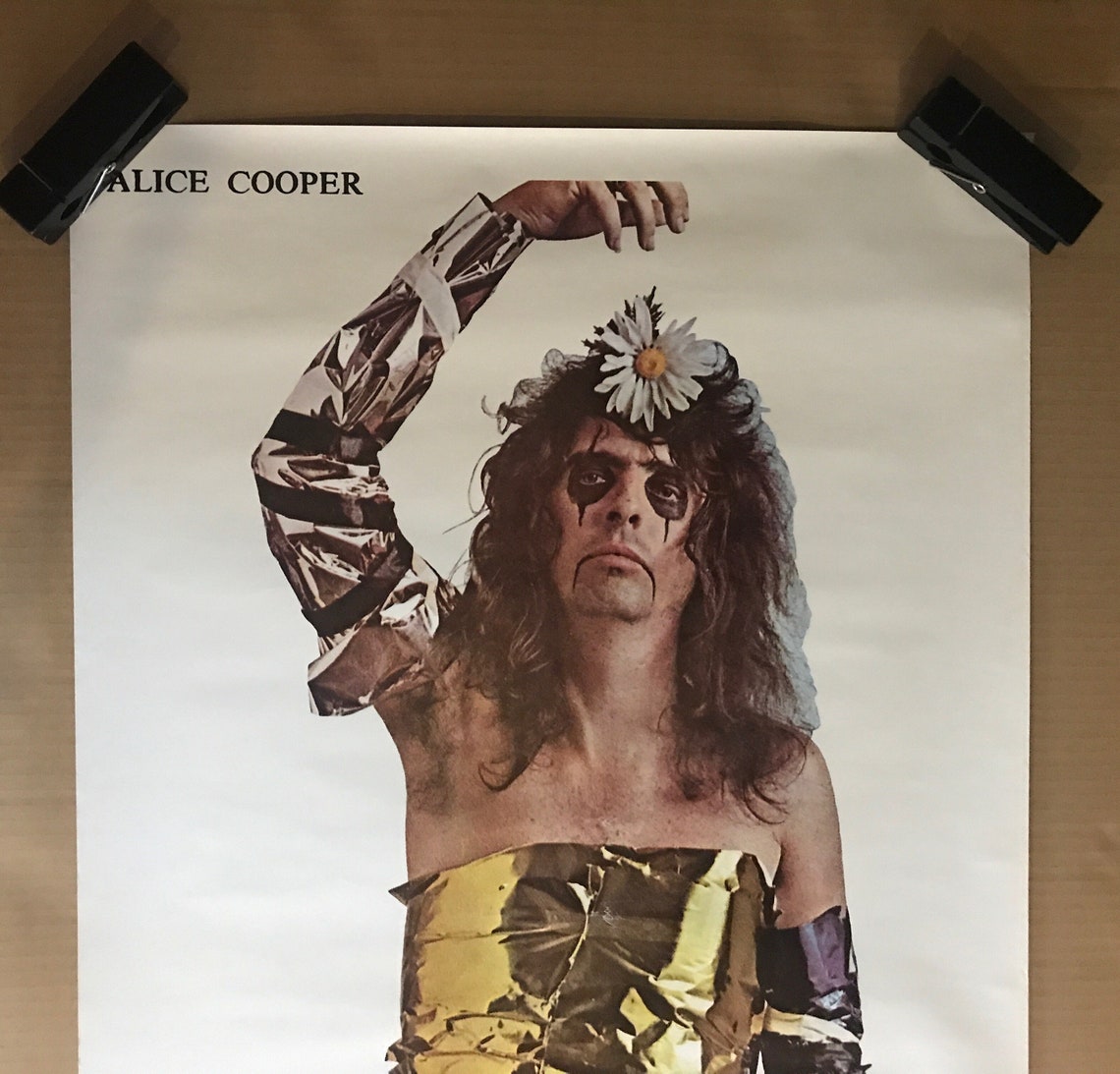 Vintage Original 1970s Alice Cooper Music Memorabilia Poster - Etsy