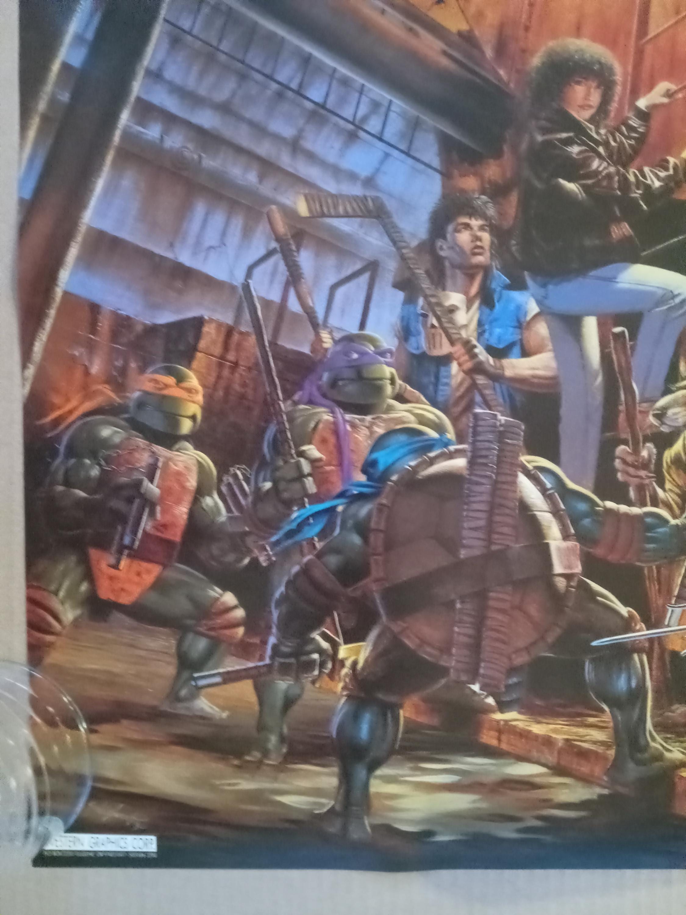 Teenage Mutant Ninja Turtles Original Vintage Poster Collage 1989 ...