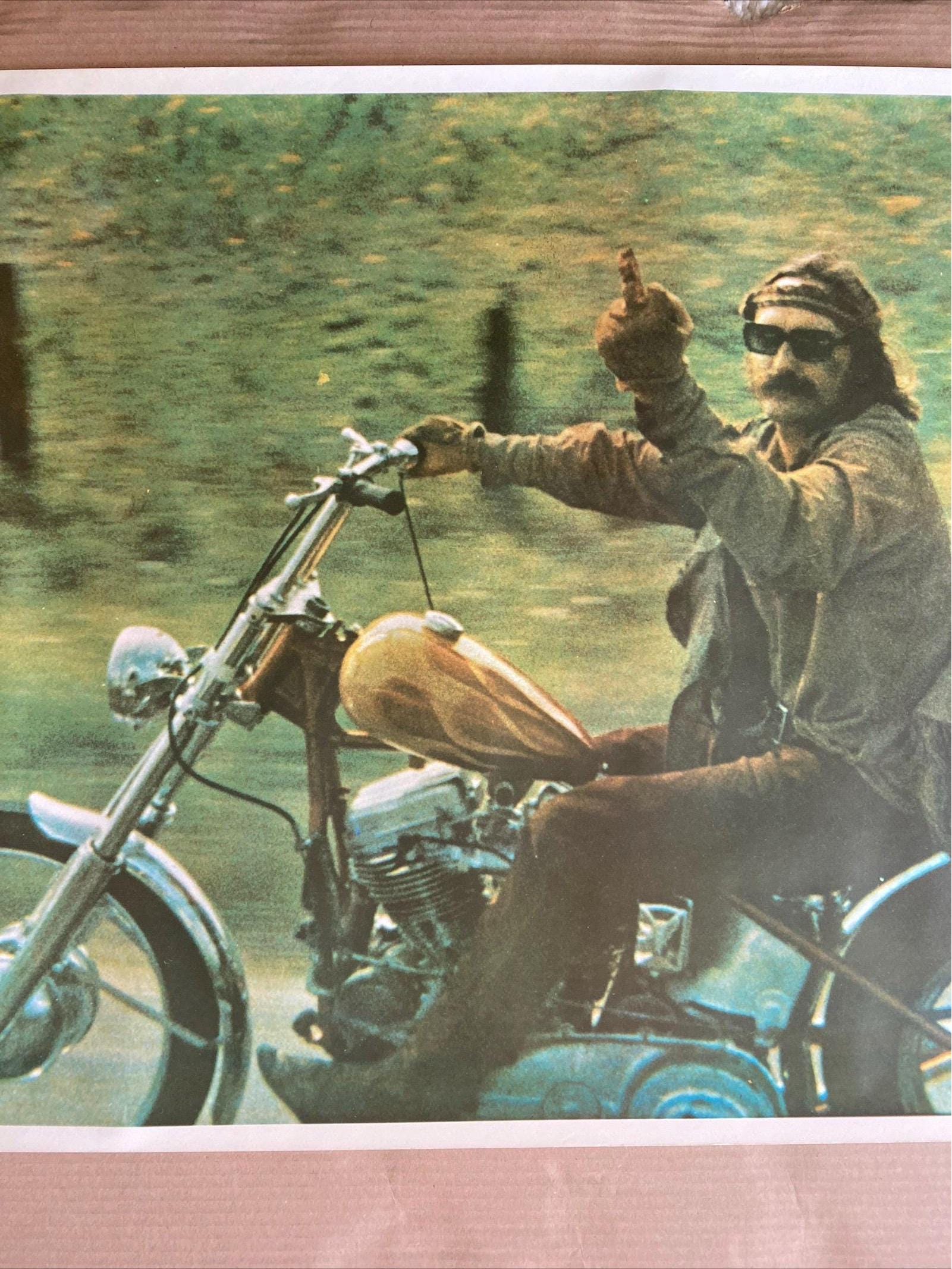 Easy Rider Mittelfinger Poster