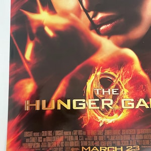 The Hunger Games Movie Poster Original Action One Sheet 24” X 36” 2012 ...