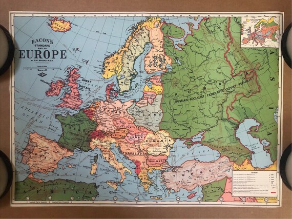 Europe Map Collage