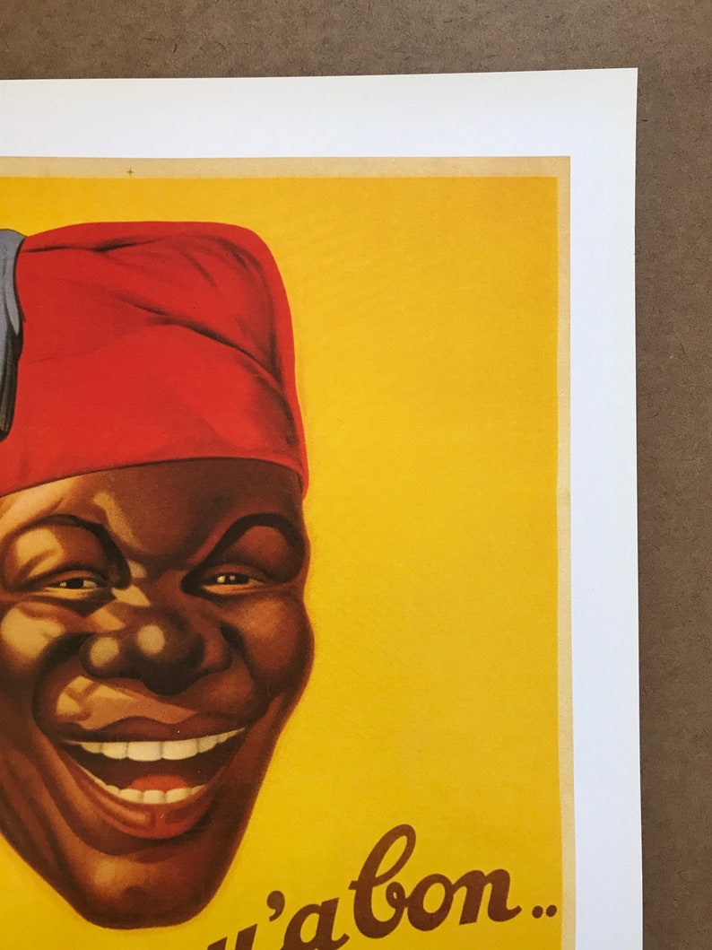 Vintage Y’a Bon Banania Pinup Poster 1980s Job Parilux Collection Musee ...