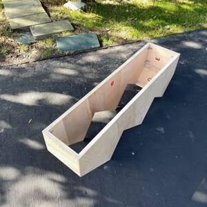 Step Planter Brownstone Home Front Door Stairs Wood Flower Pot Brand ...