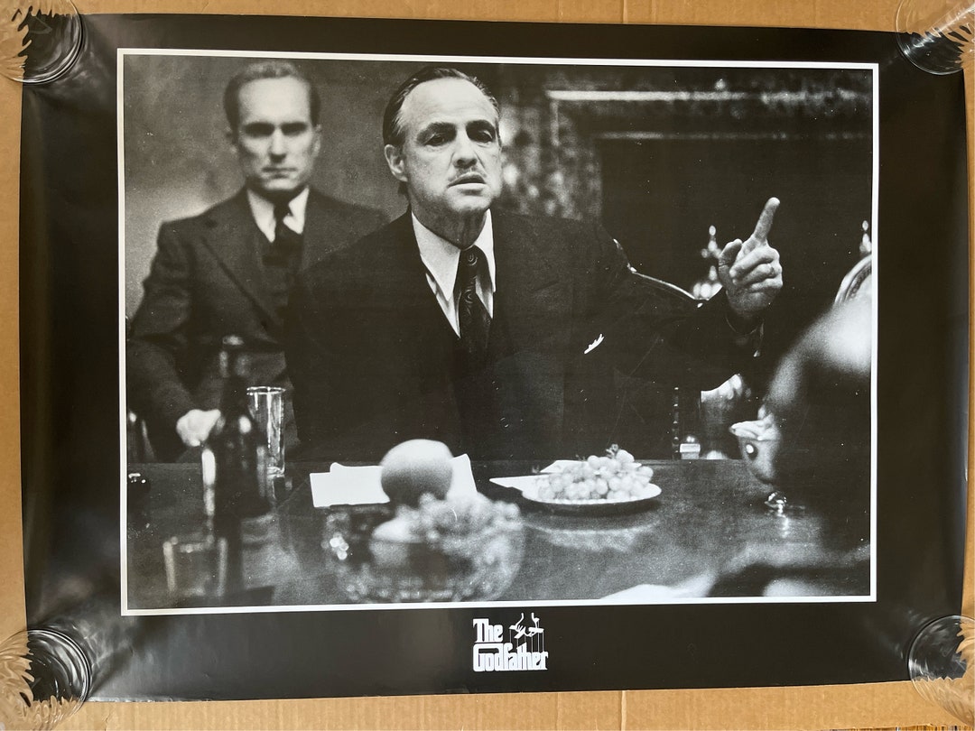 The Godfather Marlon Brando Mob Mafia Movie Pinup 1980s - Etsy