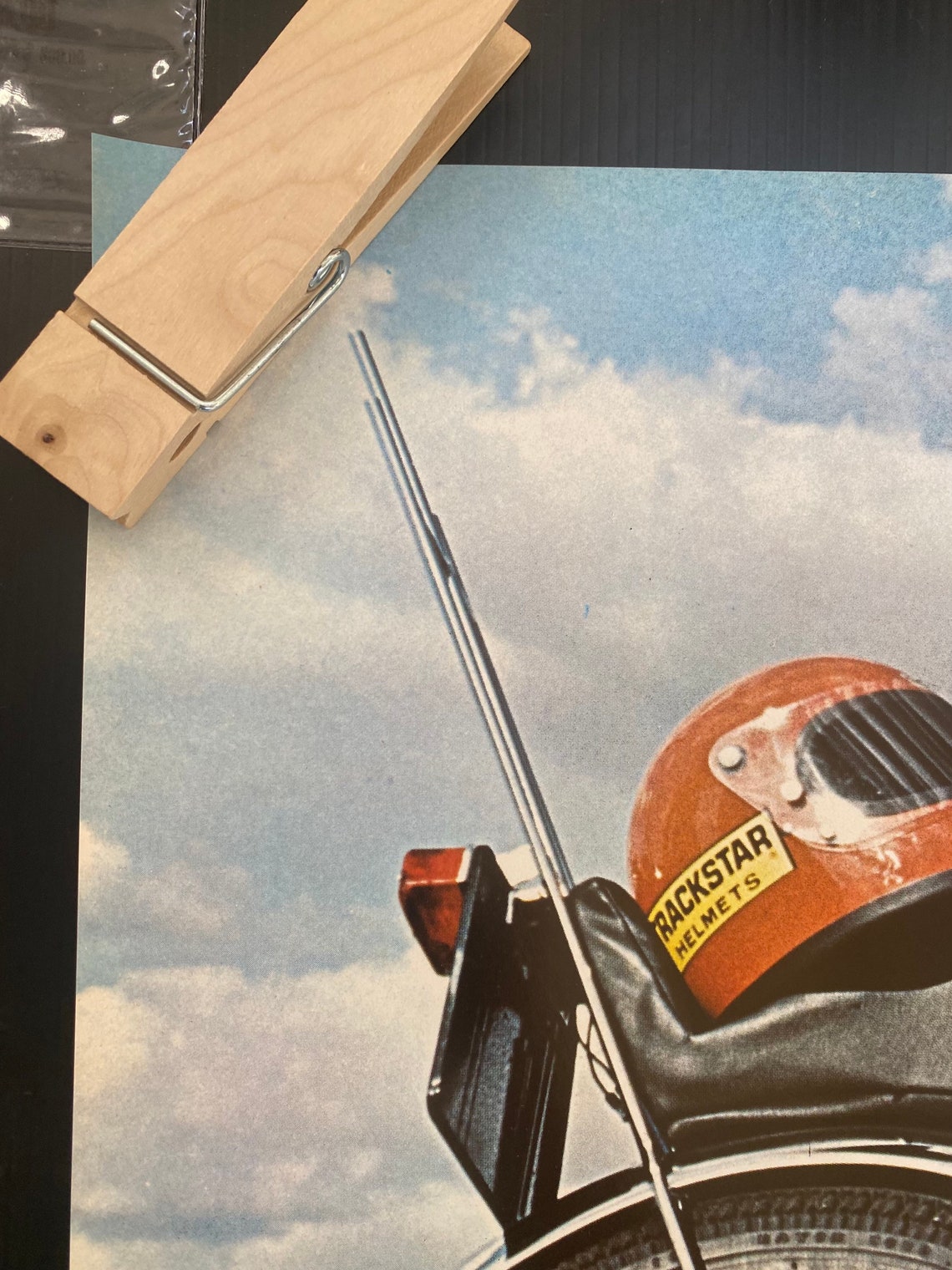 Custom Motorcycle Chopper 1970s Original Vintage Poster - Etsy