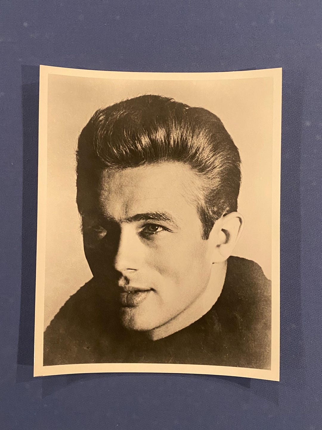 James Dean 8x10 Photo Pinup Vintage Photograph Haircut Hairstyle Black ...