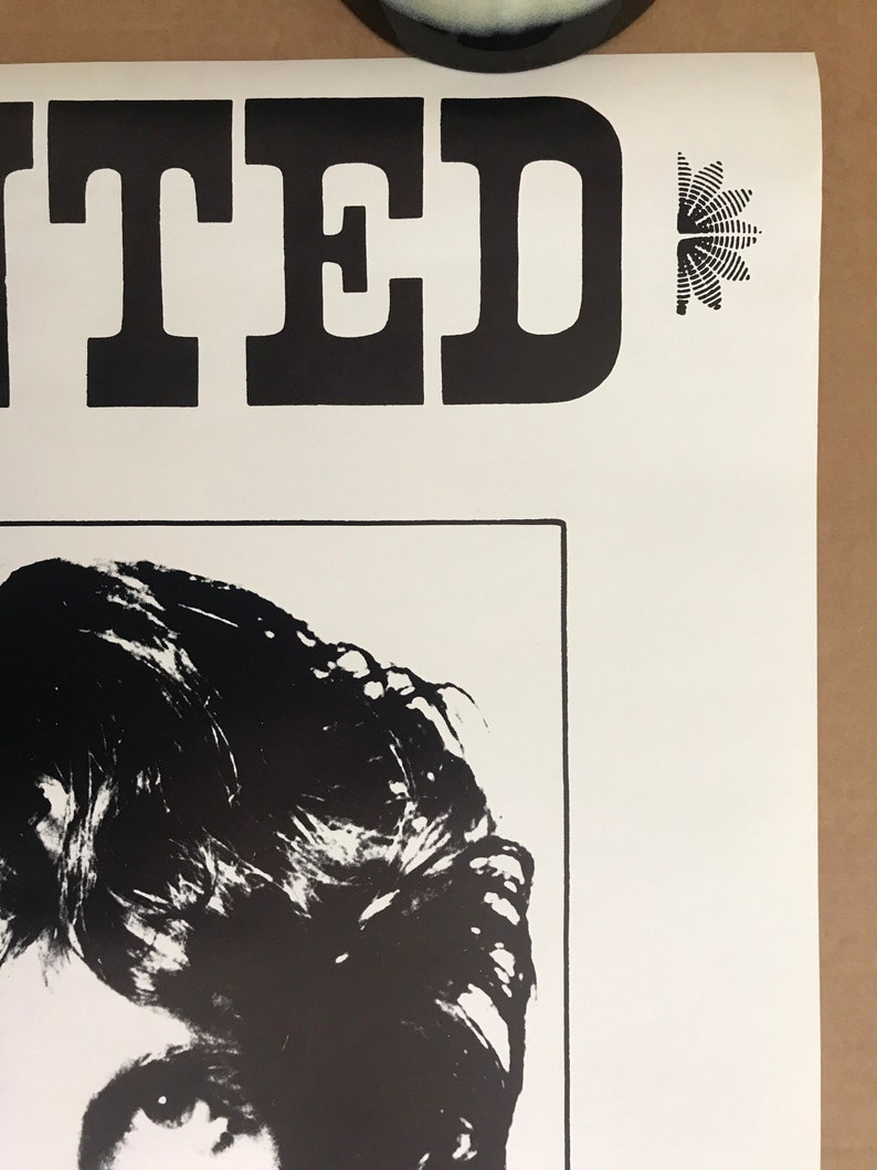 Vintage Original 1970s Wanted Poster Jim Morrison Rolling Etsy