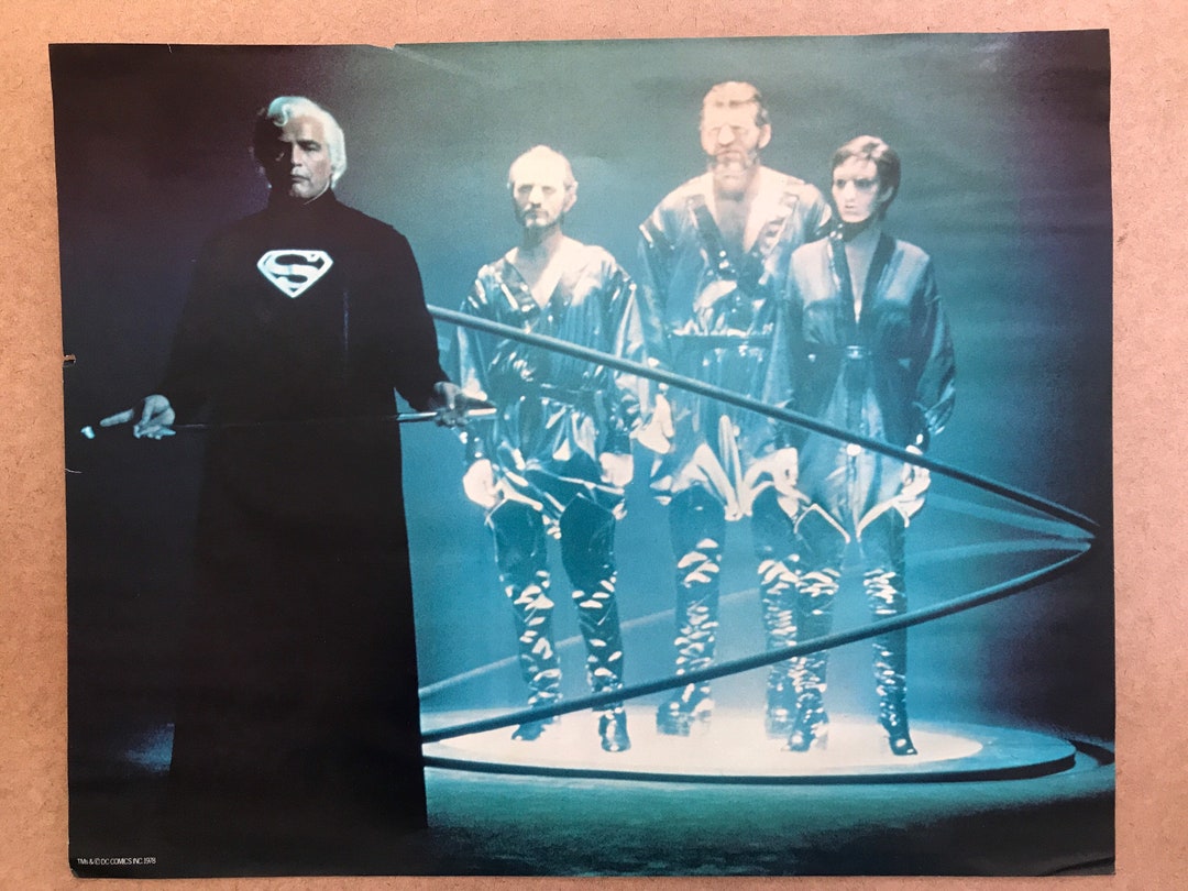 Vintage Original 1970s Superman the Movie Poster Pinup 1978 DC Comics ...