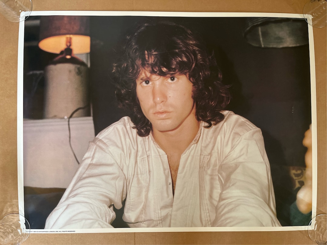 Jim Morrison Vintage Poster the Doors Music Memorabilia 1980 - Etsy