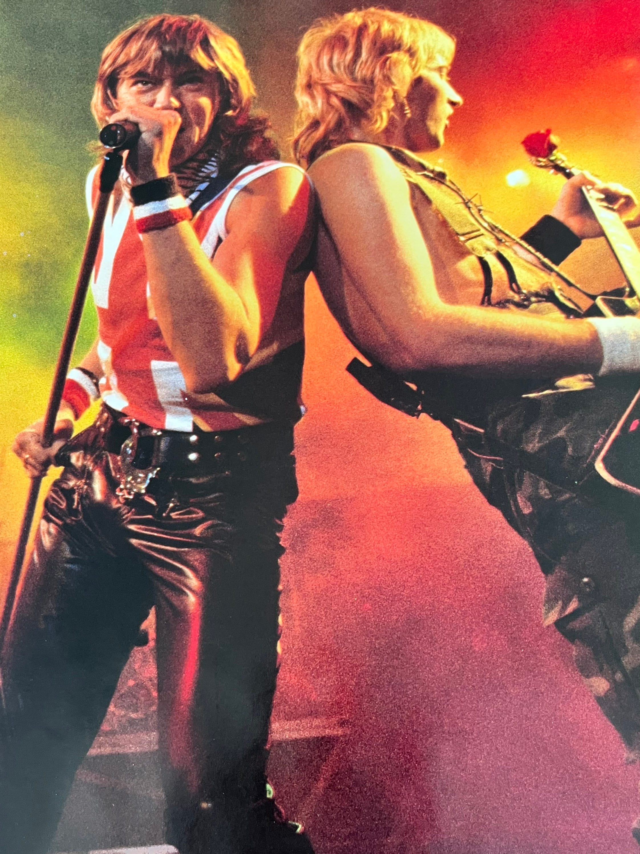 Vintage Original Poster 1983 Def Leppard on Stage 1980s British Heavy ...