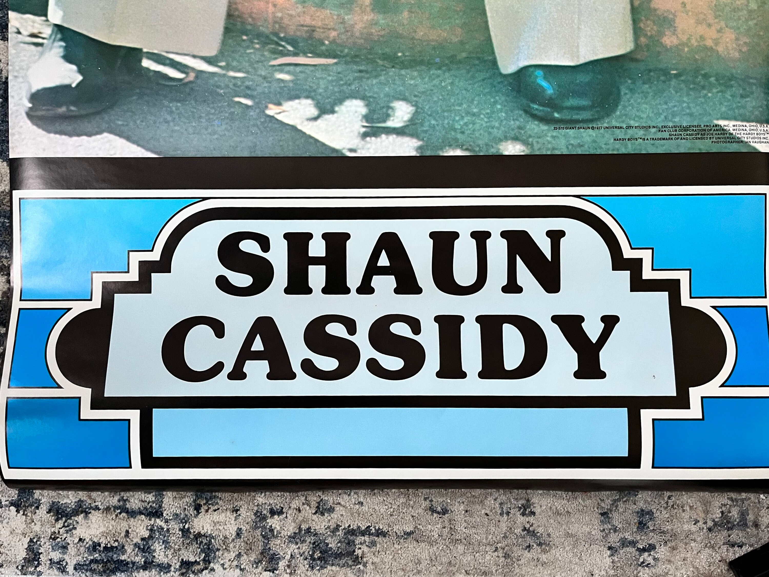 Vintage Original Poster 1977 Giant Shaun Cassidy XL Door Size - Etsy