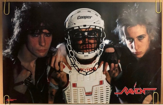 Original Vintage Poster Raven English Heavy Metal Band Music | Etsy