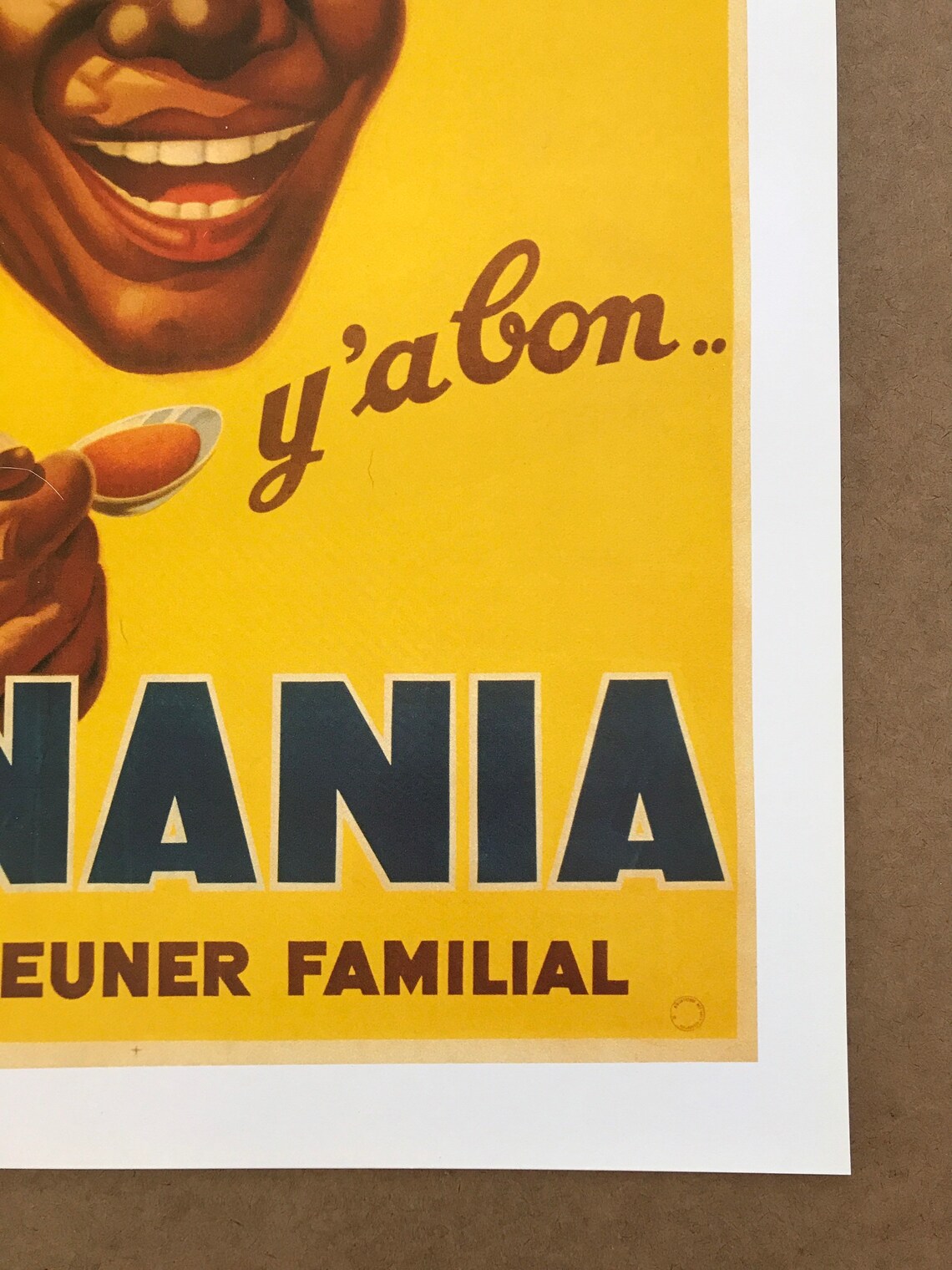 Vintage Y’a Bon Banania Pinup Poster 1980s Job Parilux Collection Musee ...