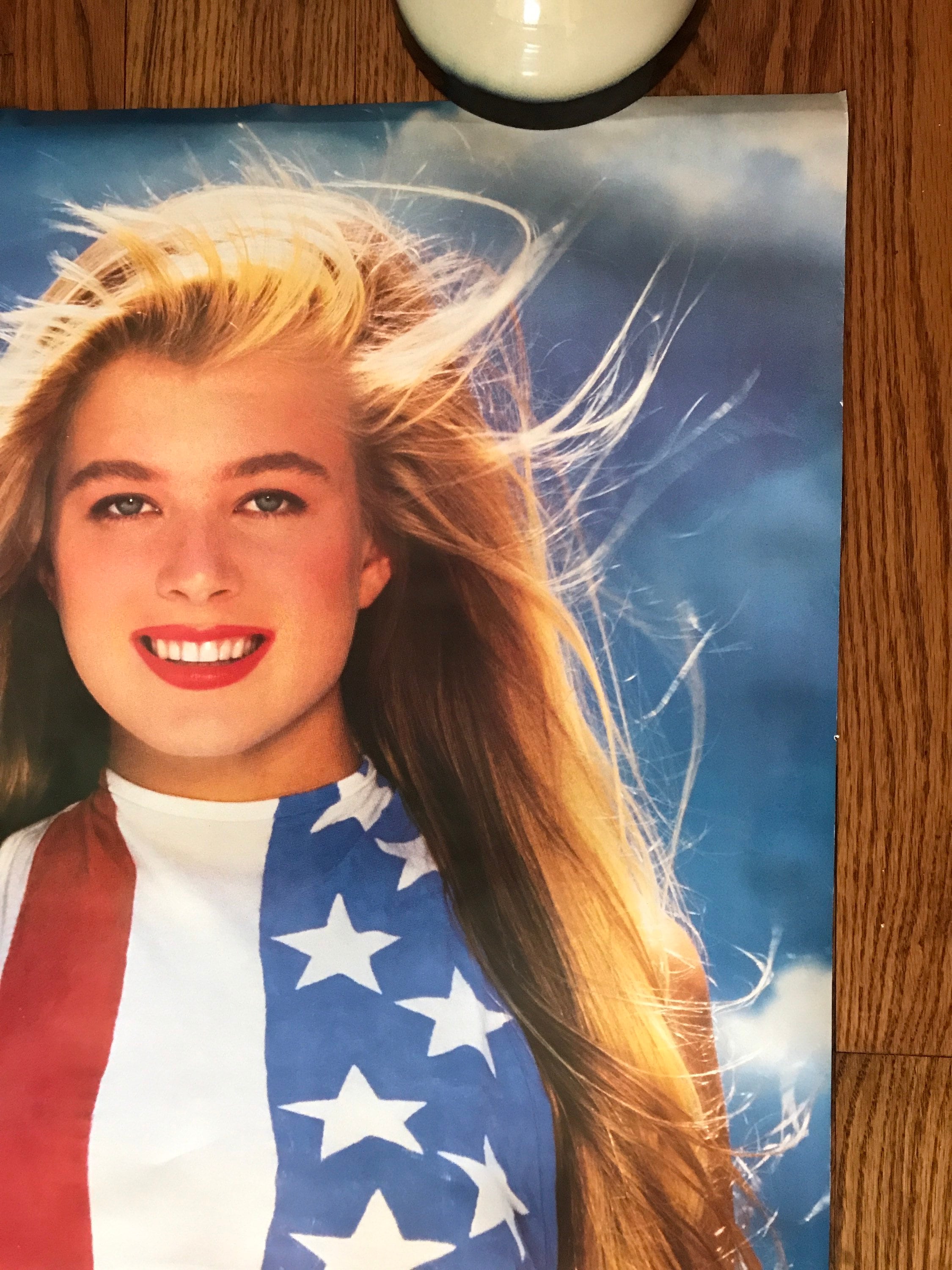 Vintage Original 1980s American Dream Poster Girl 1989 USA | Etsy