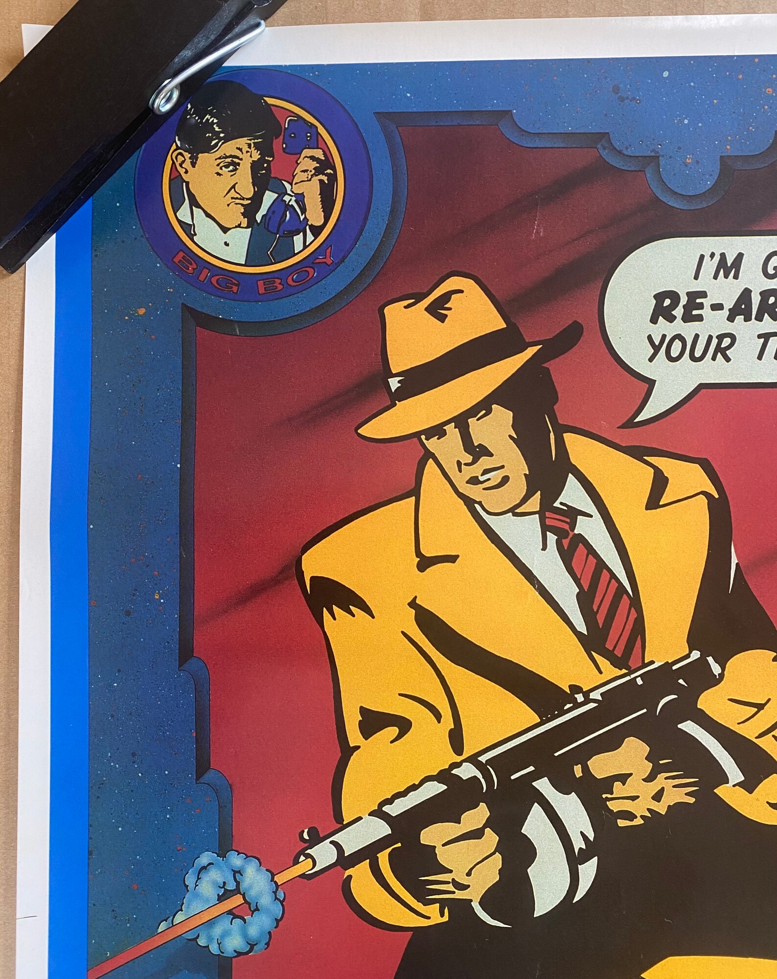 Dick Tracy Original Vintage Poster 1980er Comic Cartoon - Etsy.de