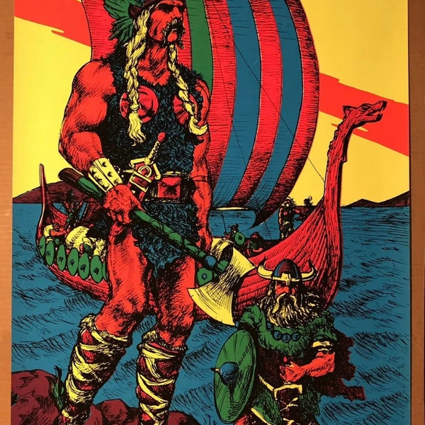 Psychedelic Posters 70s Etsy 3608