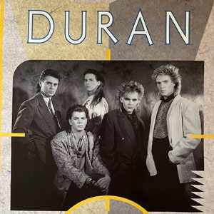 Duran Duran Music Memorabilia Vintage Poster 1980s - Etsy