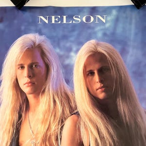 Original Vintage Nelson Brothers 90s Rock Music Group Poster 1990 ...