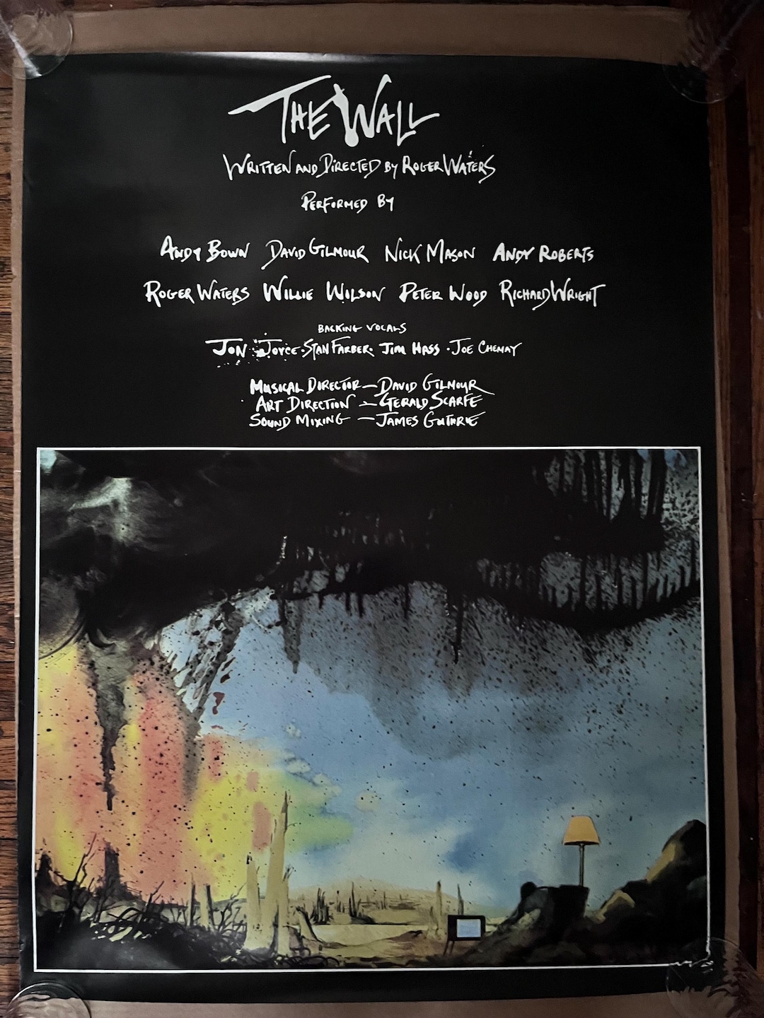 The Wall Pink Floyd Poster Vintage Movie Music Memorabilia 1982 - Etsy