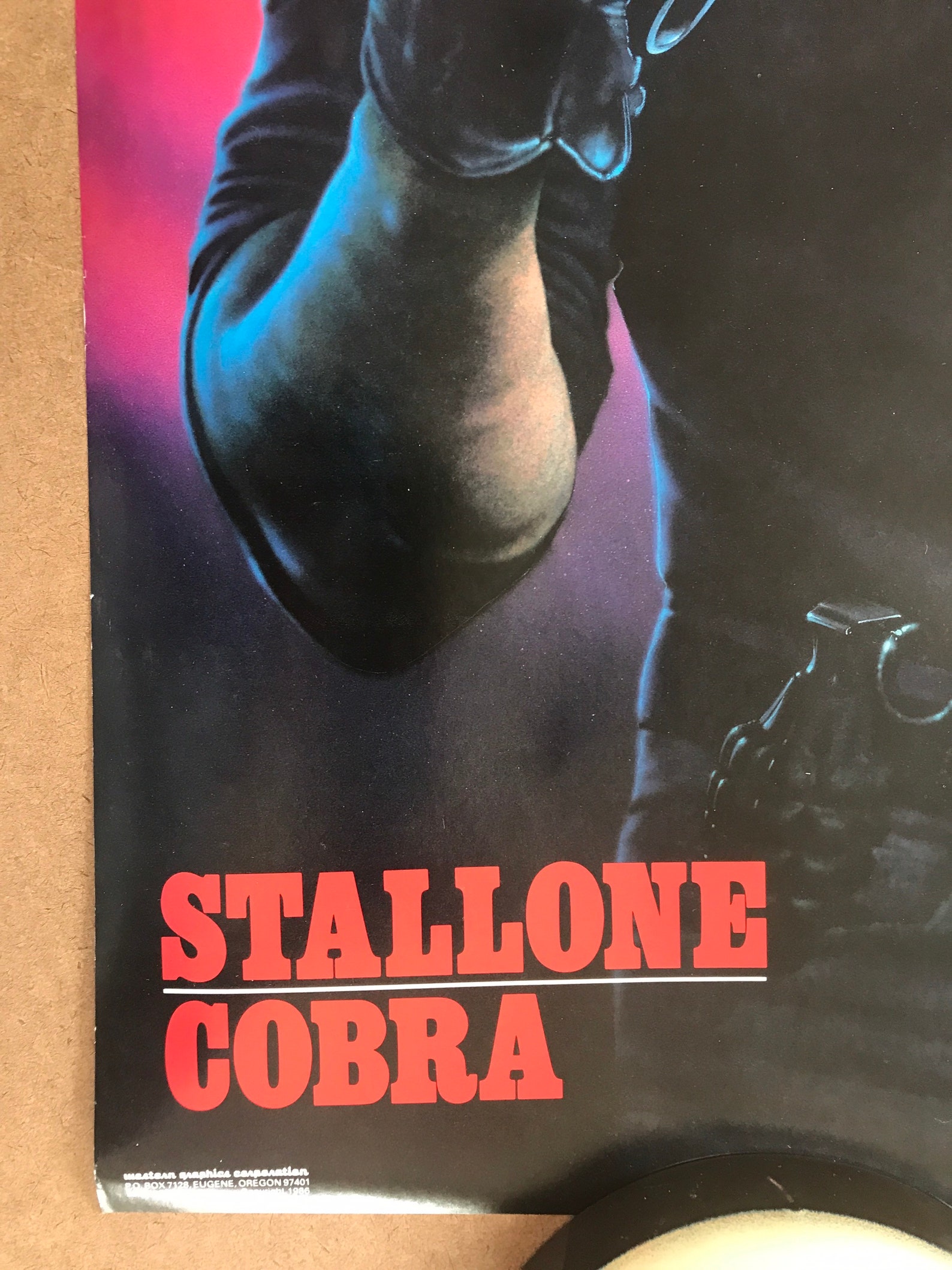 Vintage Original 1980s Sylvester Stallone Pinup Poster 1986 - Etsy