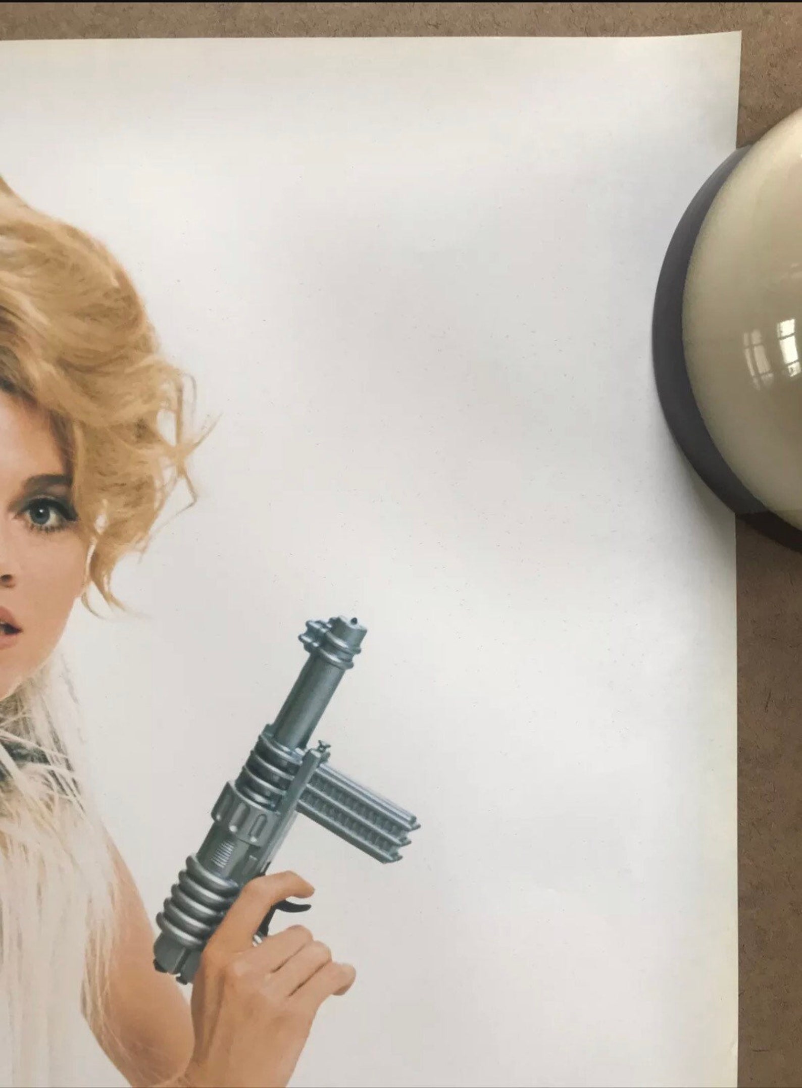 Vintage Original 1990s Jane Fonda Barbarella Poster 1998 Movie ...