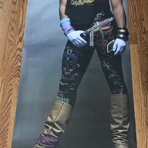 Vintage Original 1980s David Lee Roth Poster Van Halen Neil 1986 Rock ...