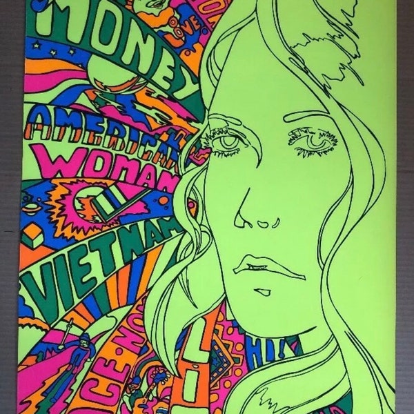 Fluorescent Blacklight Posters - Etsy