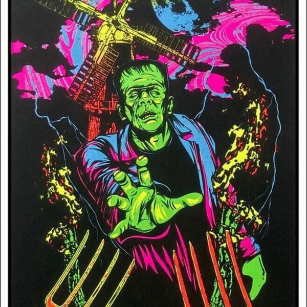 Frankenstein Poster - Etsy