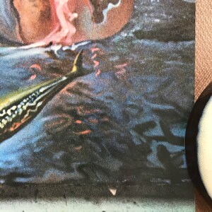 Vintage Original 1970s Salvador Dali the Painter Poster Fish Hands on ...