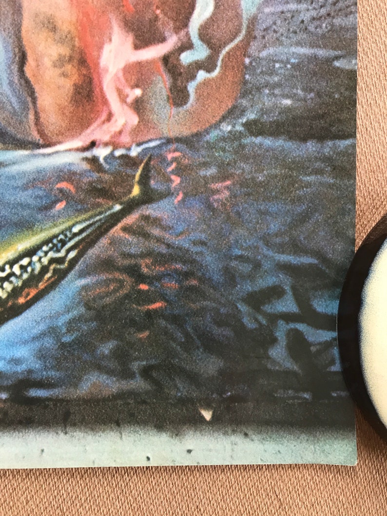 Vintage Original 1970s Salvador Dali the Painter Poster Fish - Etsy