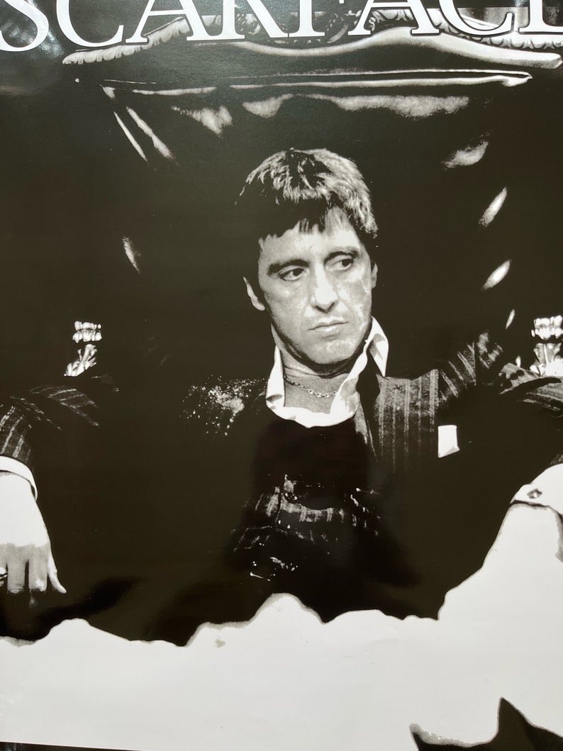 Scarface Movie Poster Al Pacino Make Way for the Bad Guy - Etsy