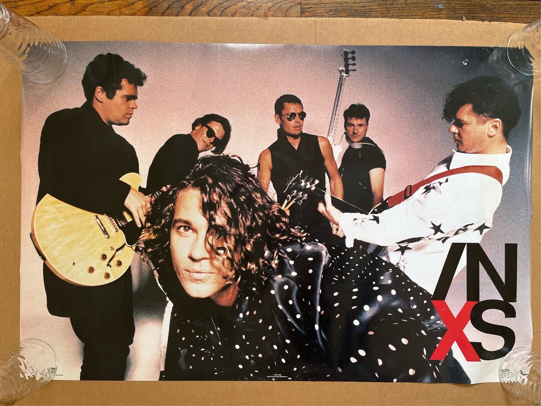 Vintage Poster INXS 1980s Music Memorabilia Rock Music - Etsy
