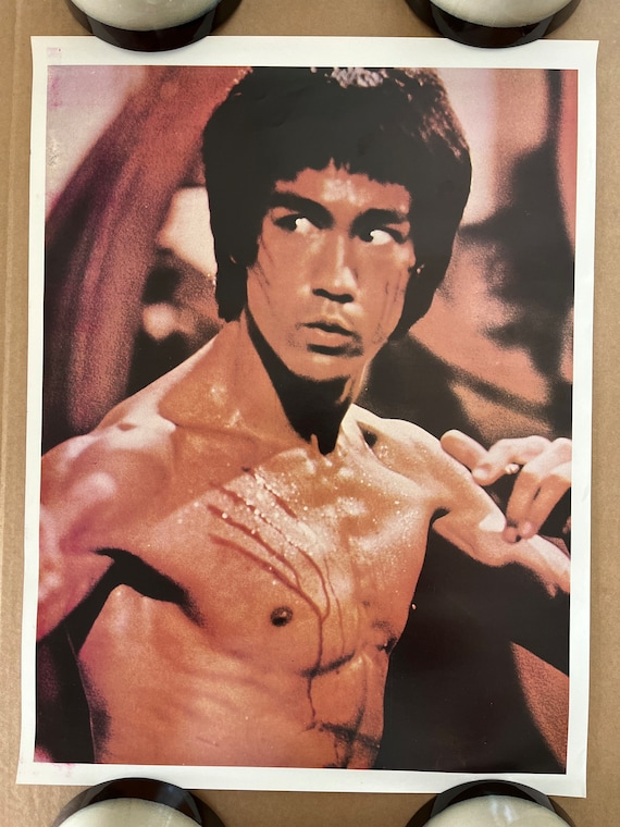 Vintage Original 1980s Bruce Lee Movie Poster Memorabilia - Etsy
