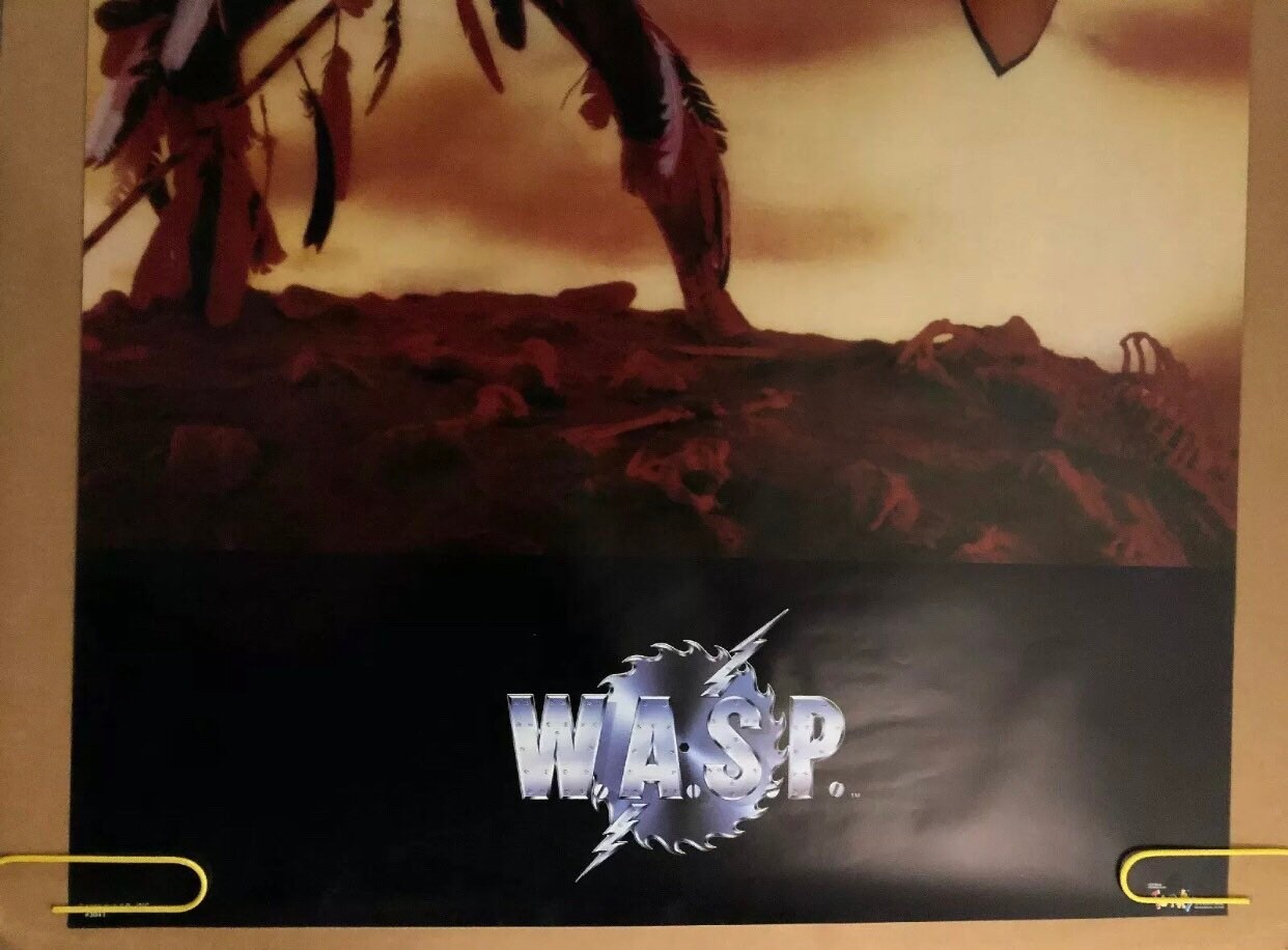 Original Vintage Poster W.A.S.P American Heavy Metal Band | Etsy Ireland