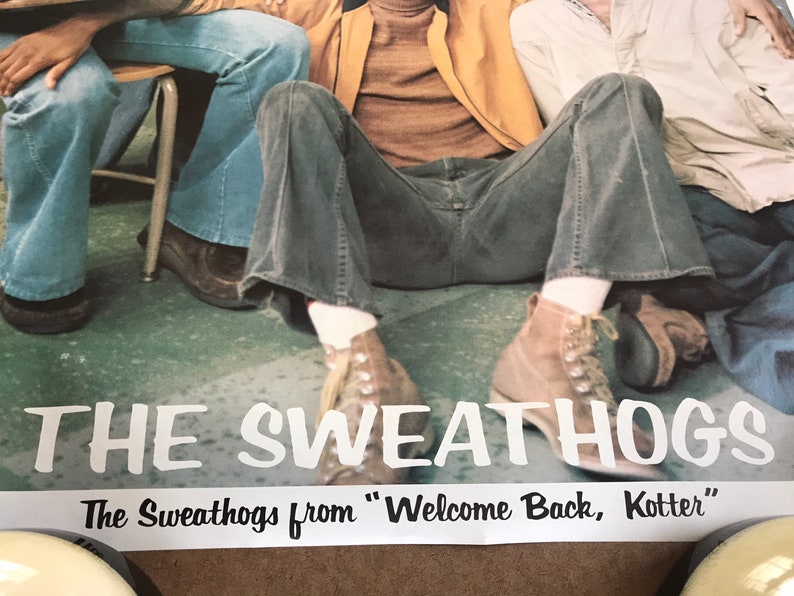 Vintage Original Welcome Back Kotter Poster 1976 the Sweathogs | Etsy
