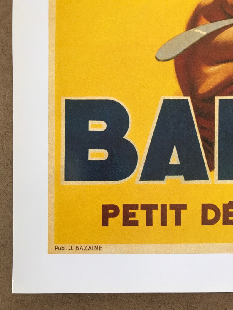 Vintage Y’a Bon Banania Pinup Poster 1980s Job Parilux Collection Musee ...