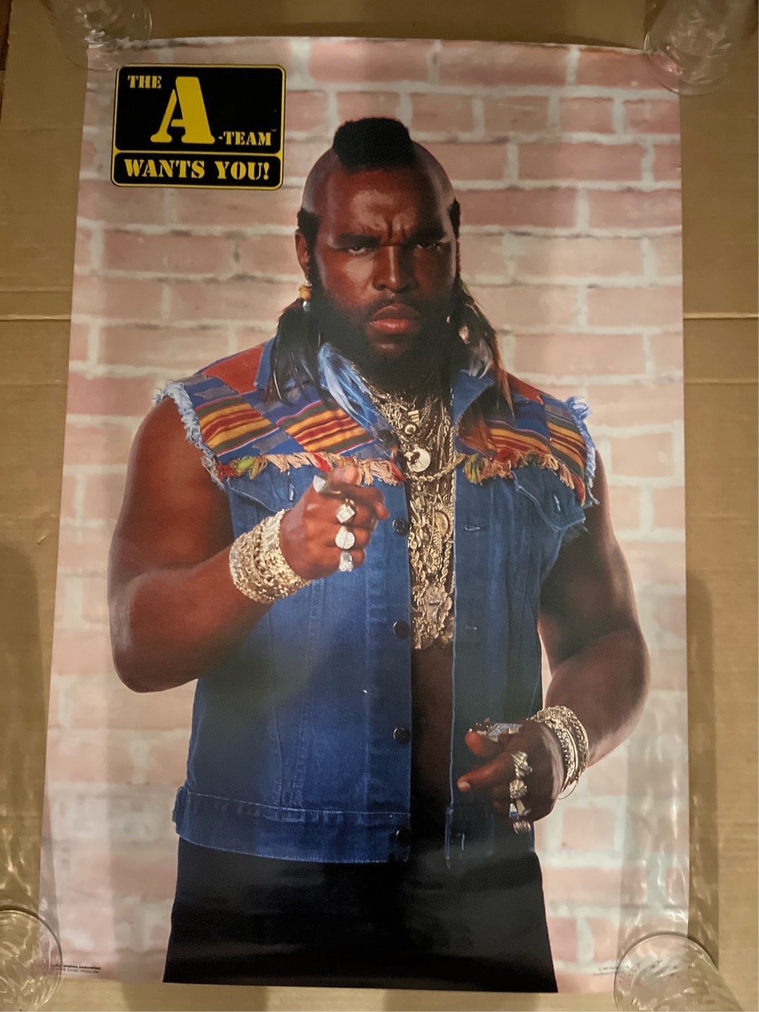 The A Team Wants You Mr T Television Show 1980s Tv Celebrity Etsy