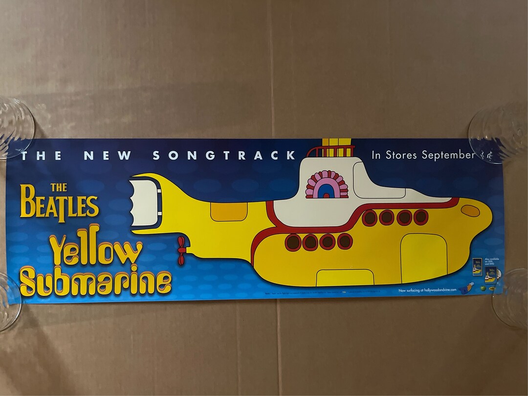 The Beatles Yellow Submarine Soundtrack Release Promo 1999 - Etsy