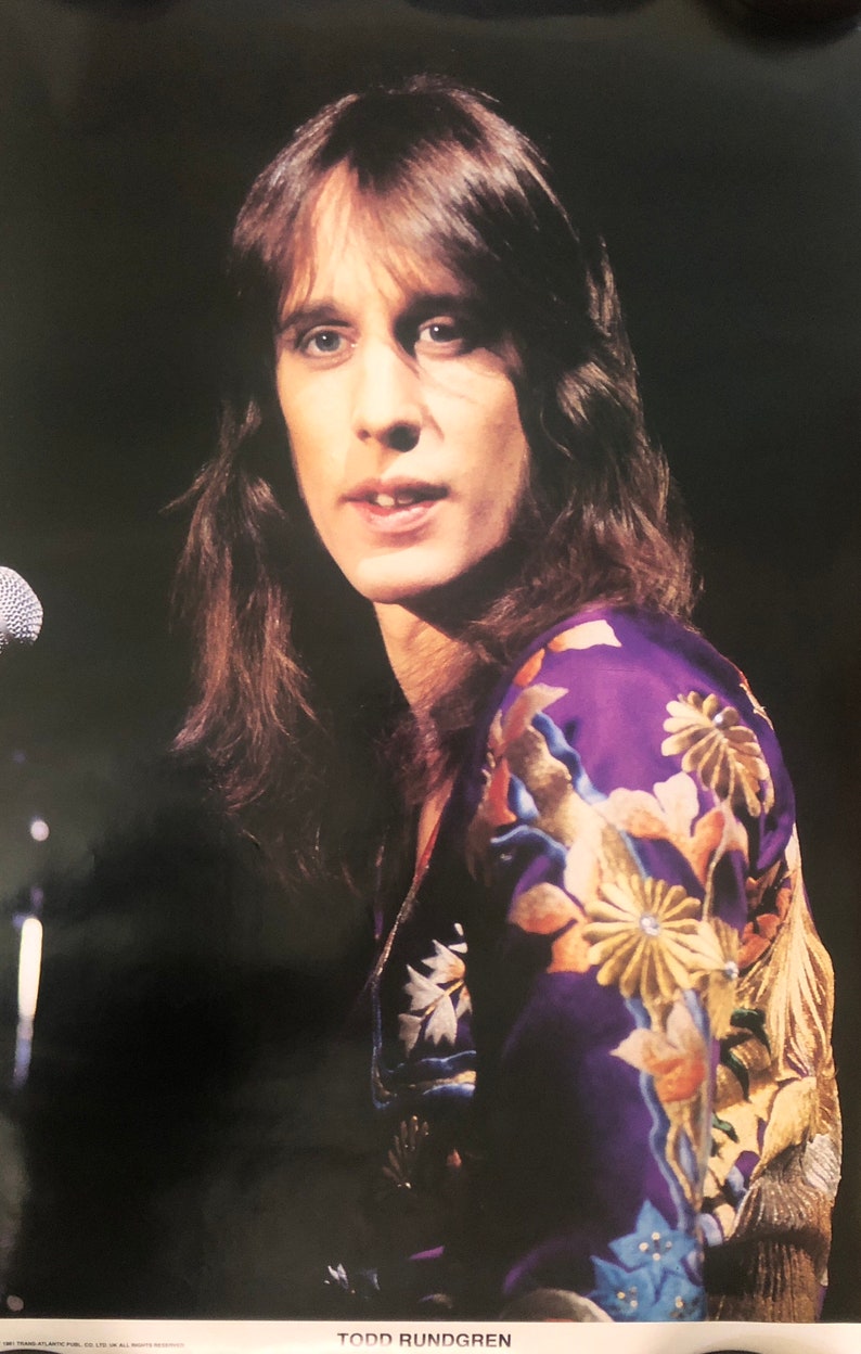 Todd Rundgren Vintage Poster 1981 Trans-atlantic Pop Music Memorabilia ...