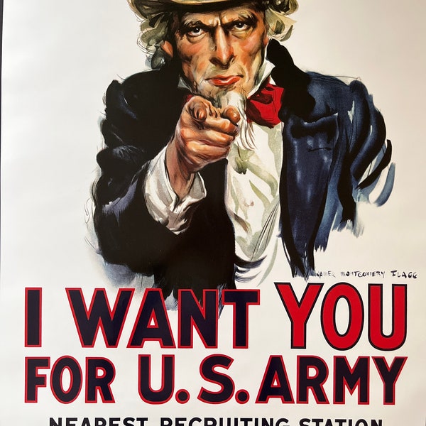 Uncle Sam Poster - Etsy