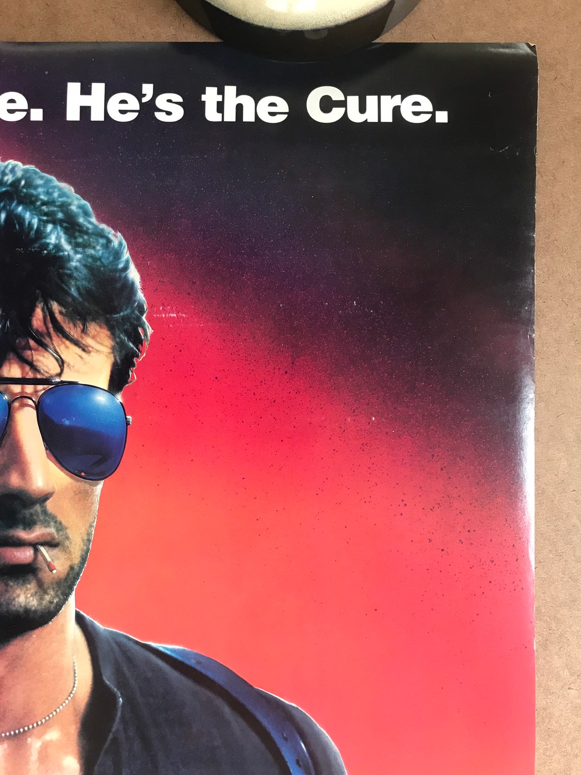 Vintage Original 1980s Sylvester Stallone Pinup Poster 1986 - Etsy