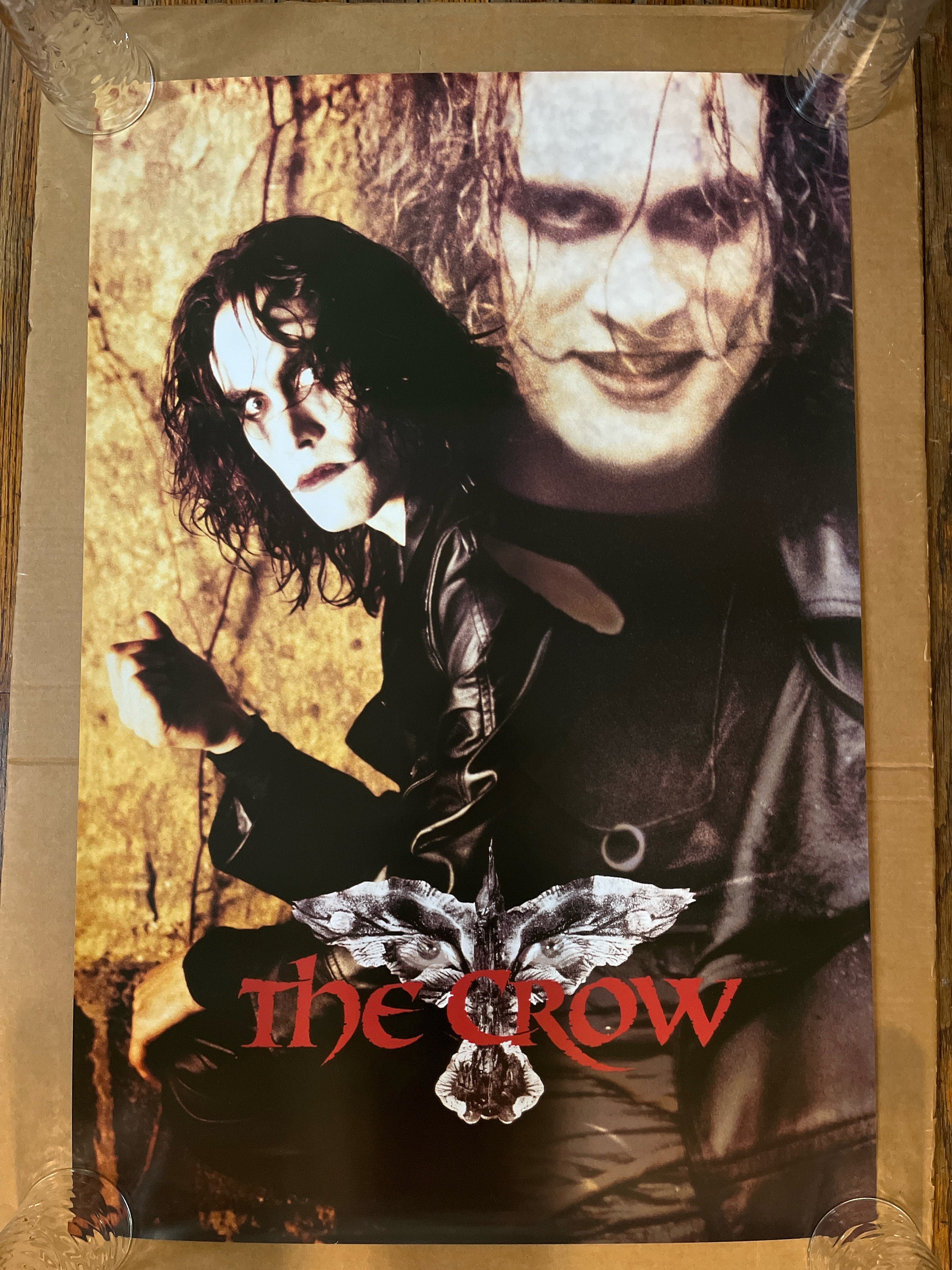 Cartel De Brandon Lee El Cuervo Bill Skarsgård En La Piel De 'El