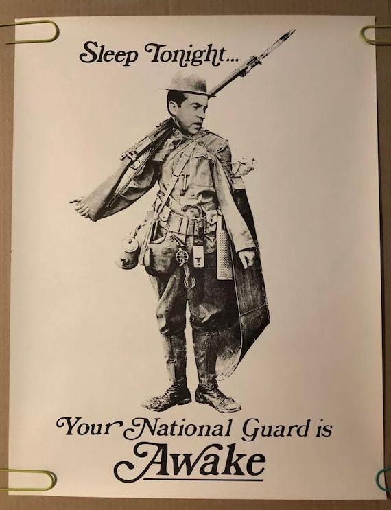 Sleep Tight Your National Guard is Awake Nixon Original - Etsy