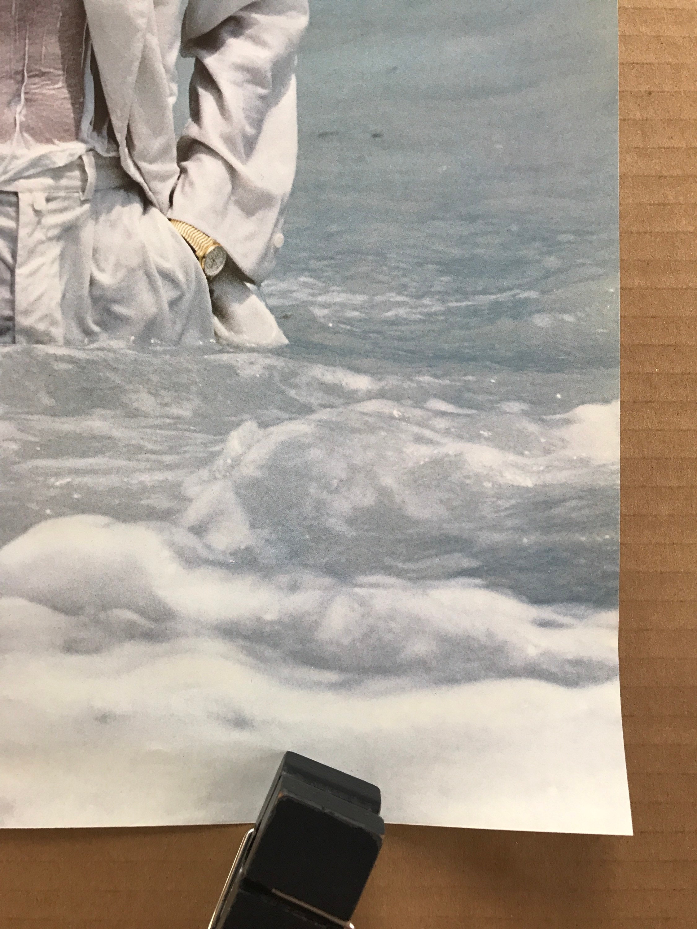 Vintage Original 1980s Miami Vice Don Johnson Poster Sexy Pinup Sonny ...