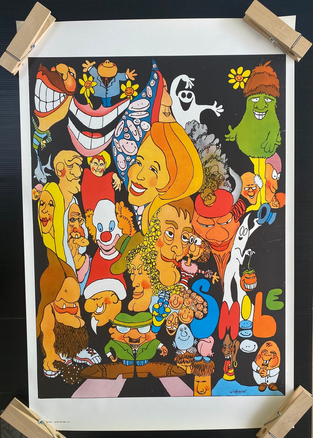 Monster Mash Original Vintage Blacklight 1970 Poster - Etsy