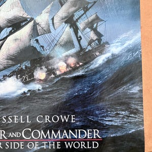 Master and Commander Vintage Poster Mini Commercial Promo Russell Crowe ...